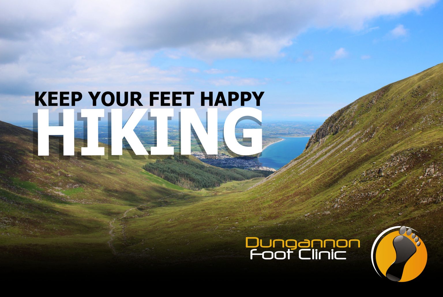 How to keep your feet happy when Hiking.